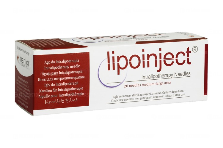 Lipoinject Aqualyx 24G/100mm - Купить иглы для интралипотерапии ...